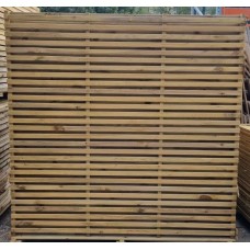 Contemporary Double Sided Fence Panel
