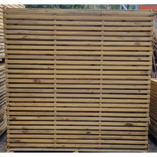 Contemporary Double Sided Fence Panel